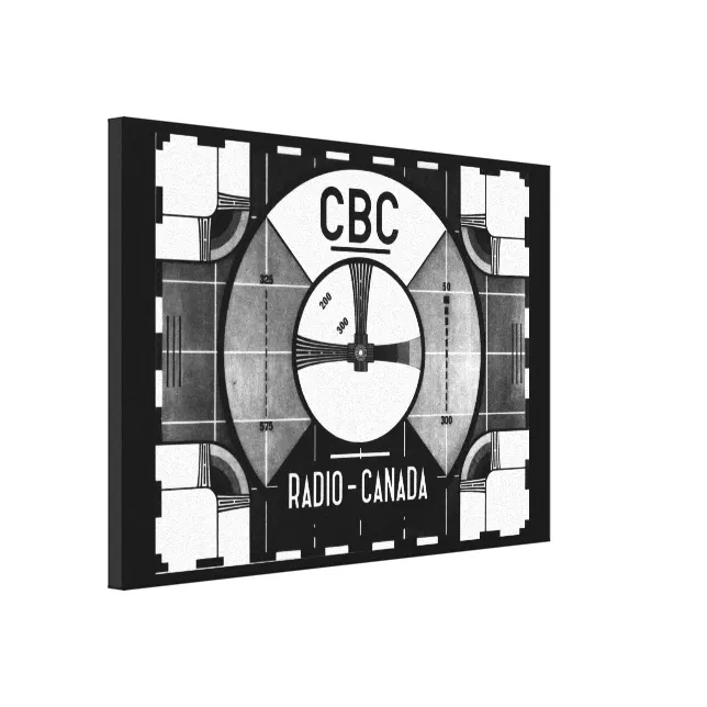 CBC Test Pattern Canvas Print | Zazzle