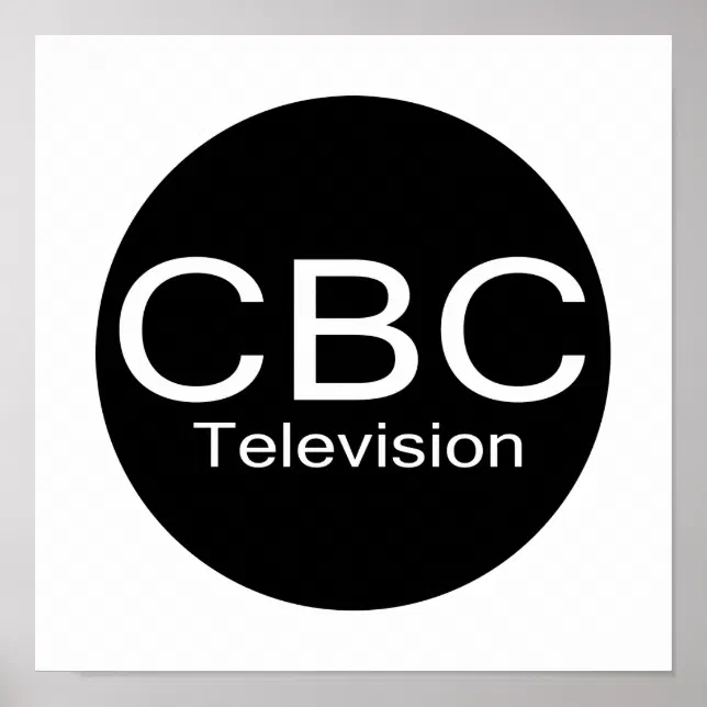CBC TV Alt Logo Poster | Zazzle