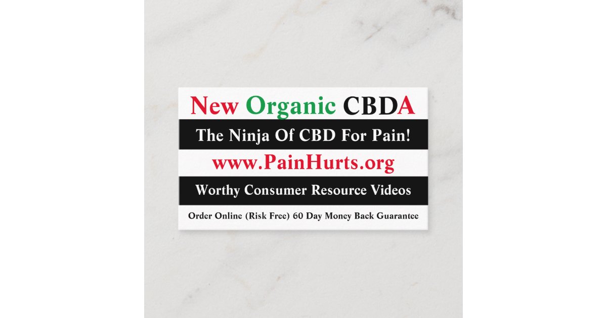 CBD BUSINESS CARD | Zazzle