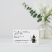 CBD Oil Store Retail Business Card | Zazzle