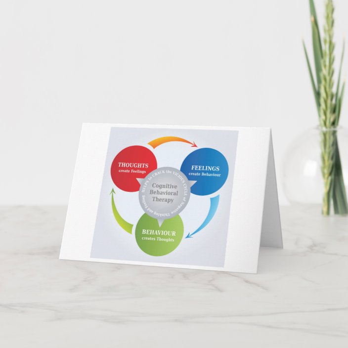 CBT - Cognitive Behavioral Therapy - Cycle Diagram Card | Zazzle