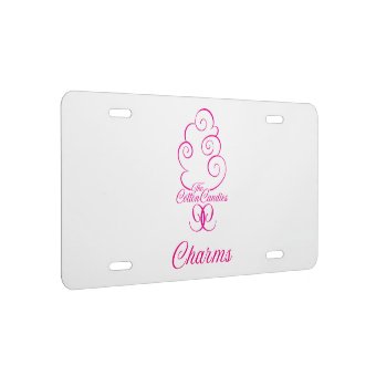 CC logo - Charms Aluminum License Plate | Zazzle