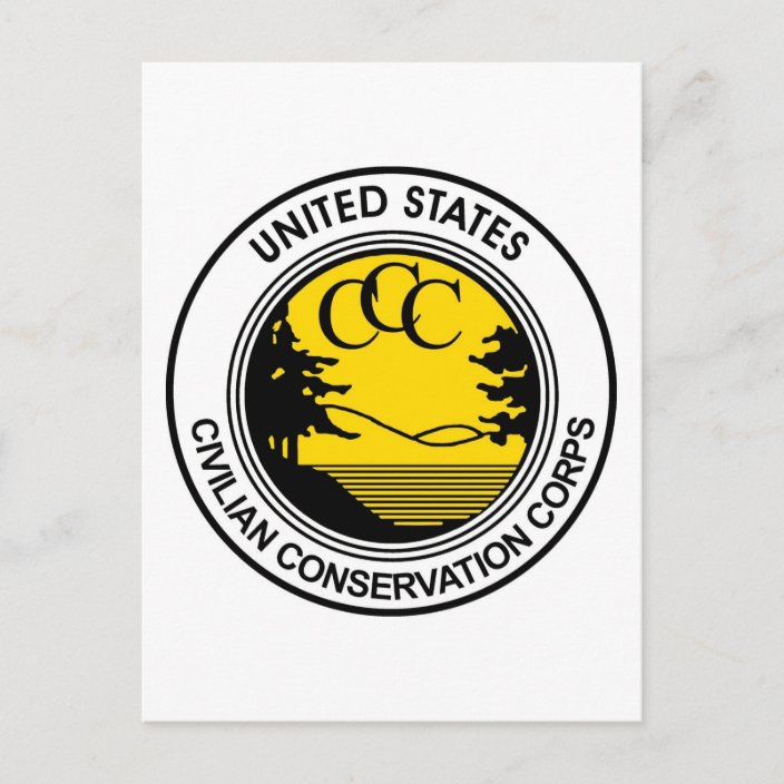 CCC Civilian Conservation Corps Tribute Postcard | Zazzle.com