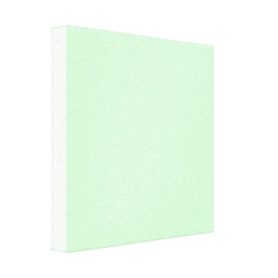 #CCFFCC Hex Code Web Color Light Mint Green Canvas Print | Zazzle.com