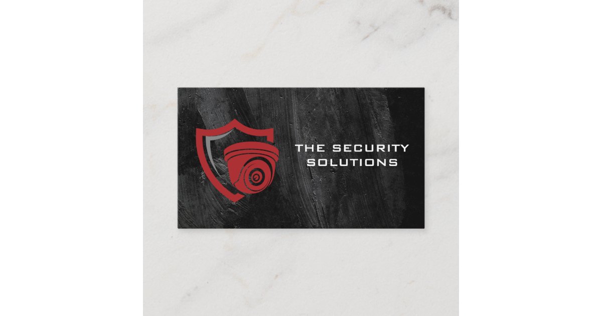 CCTV Security Camera | Surveillance Tech Business Card | Zazzle