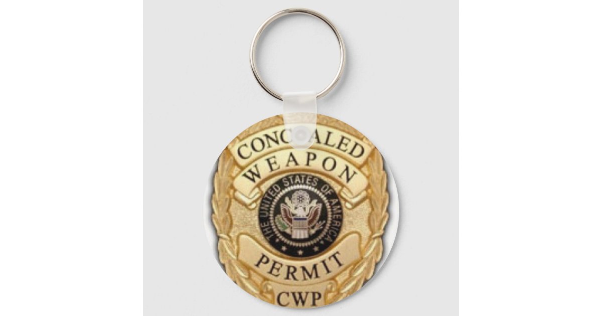 ccw badge keychain | Zazzle
