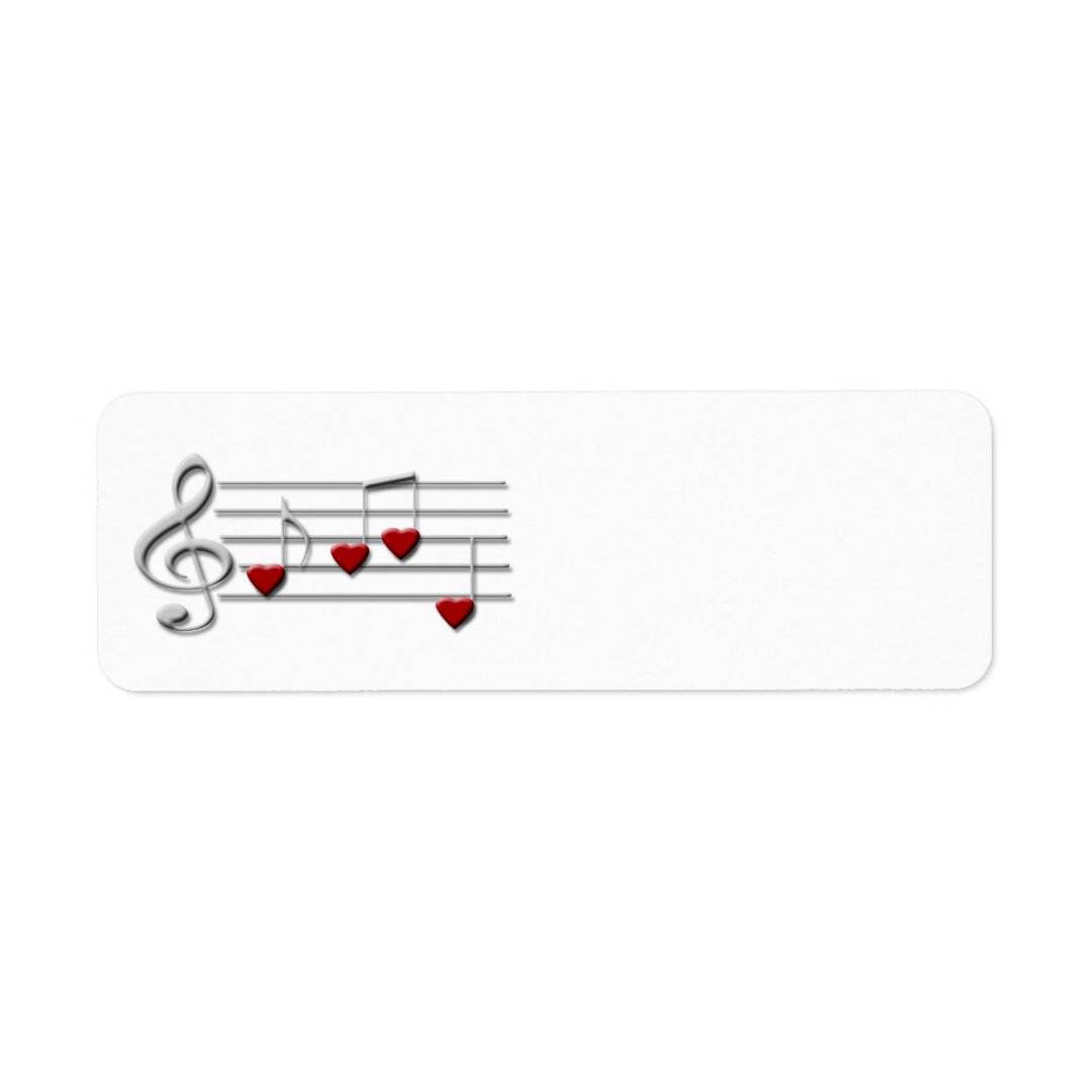 CD clef music custom label | Zazzle