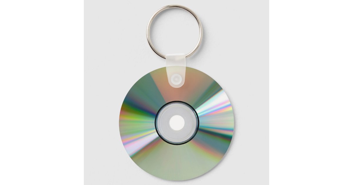 "CD" design gifts and products Keychain | Zazzle