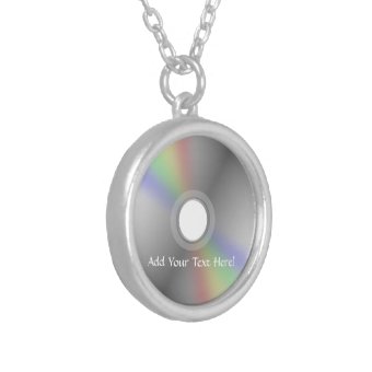 CD or DVD Personalized Music Necklace | Zazzle