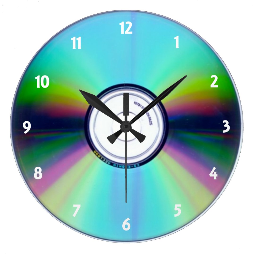 CD Wall Clock | Zazzle