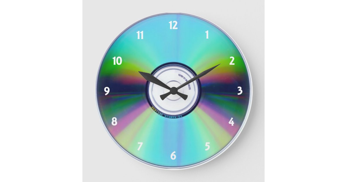 CD Wall Clock | Zazzle
