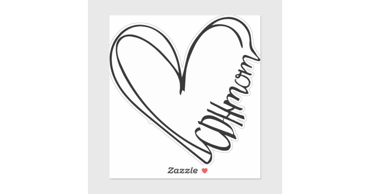 CDH Mom Sticker | Zazzle