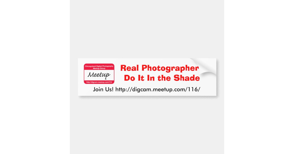 CDP Meetup Bumper sticker | Zazzle