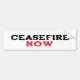 CEASEFIRE NOW FREE PALESTINE END GENOCIDE BUMPER STICKER | Zazzle