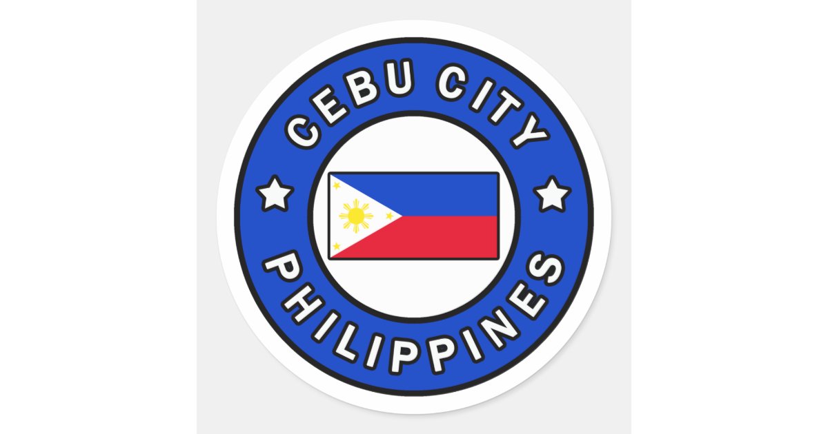 Cebu City Philippines Classic Round Sticker | Zazzle