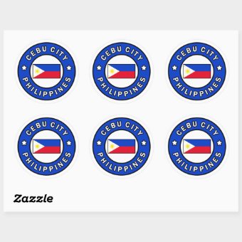 Cebu City Philippines Classic Round Sticker | Zazzle