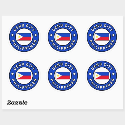 Cebu City Philippines Classic Round Sticker | Zazzle