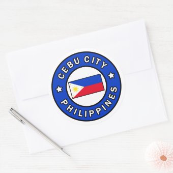 Cebu City Philippines Classic Round Sticker | Zazzle