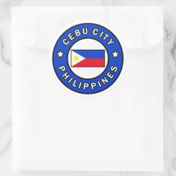 Cebu City Philippines Classic Round Sticker | Zazzle