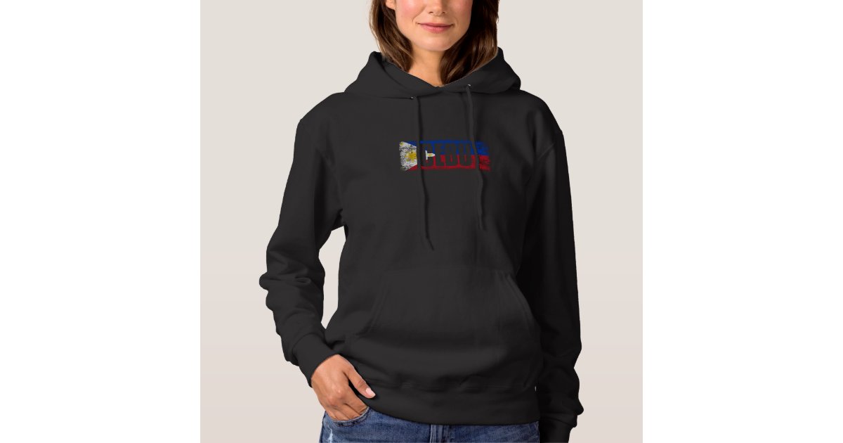 CEBU PHILIPPINES WITH ITS PROUD FILIPINO FLAG AND HOODIE | Zazzle