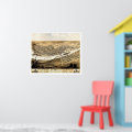 Cedar Rapids, IA Panoramic Map - 1868 Poster | Zazzle