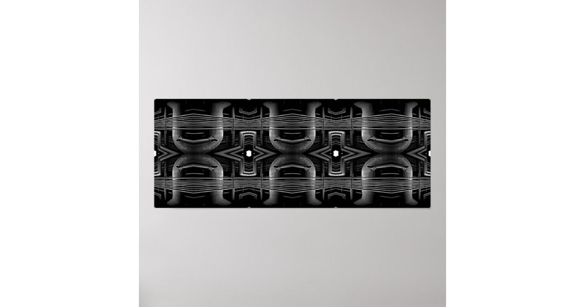 "Ceiling Pipes I"; Black & White Poster | Zazzle