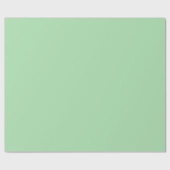 Celadon Green Wrapping Paper | Zazzle