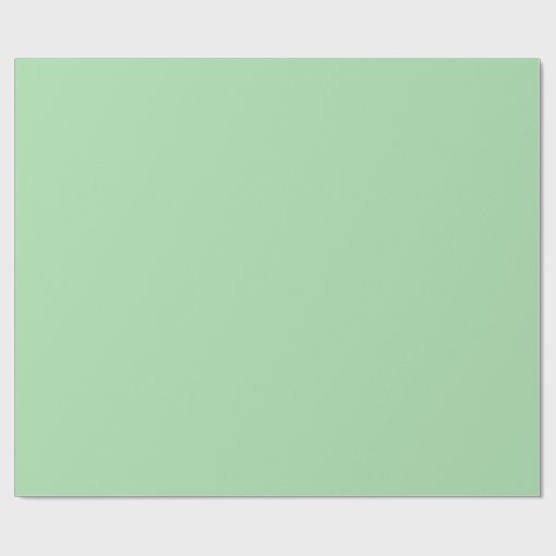 Celadon Green Wrapping Paper | Zazzle