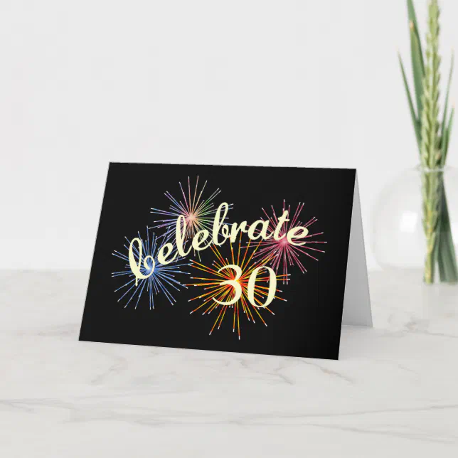 Celebrate a 30th Anniversary Card | Zazzle