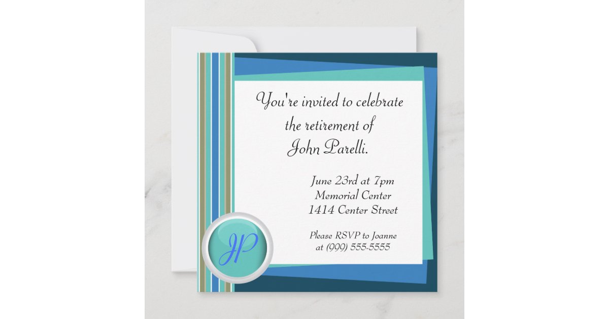 Celebrate a Retirement Invitation | Zazzle