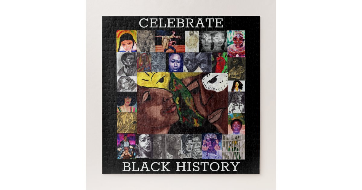 CELEBRATE BLACK HISTORY puzzle | Zazzle