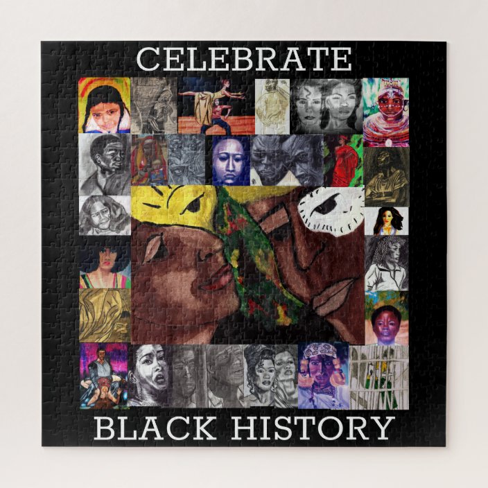 CELEBRATE BLACK HISTORY puzzle | Zazzle