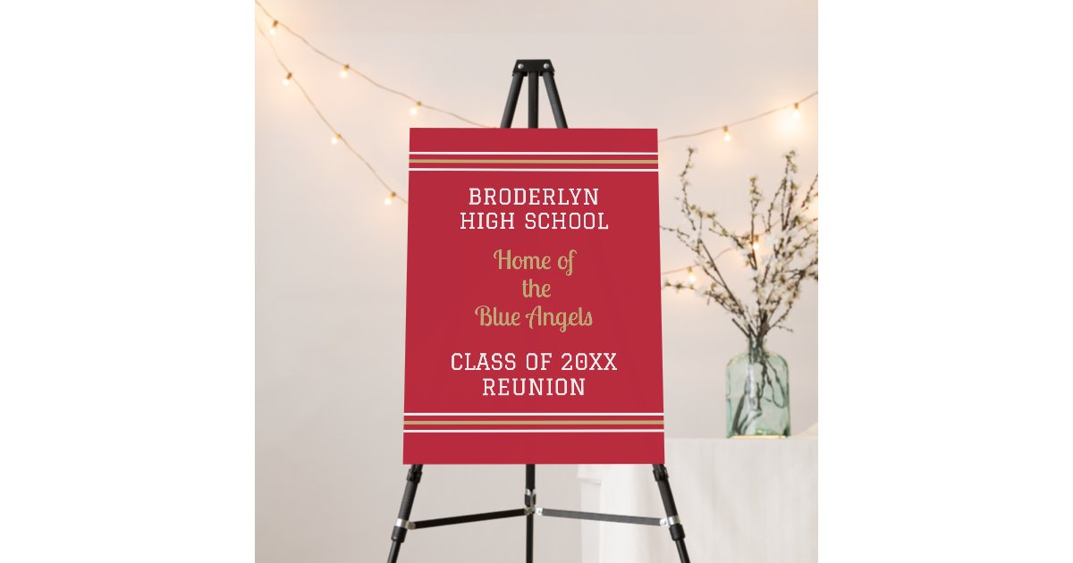 Celebrate! Class Reunion party Foam Board | Zazzle