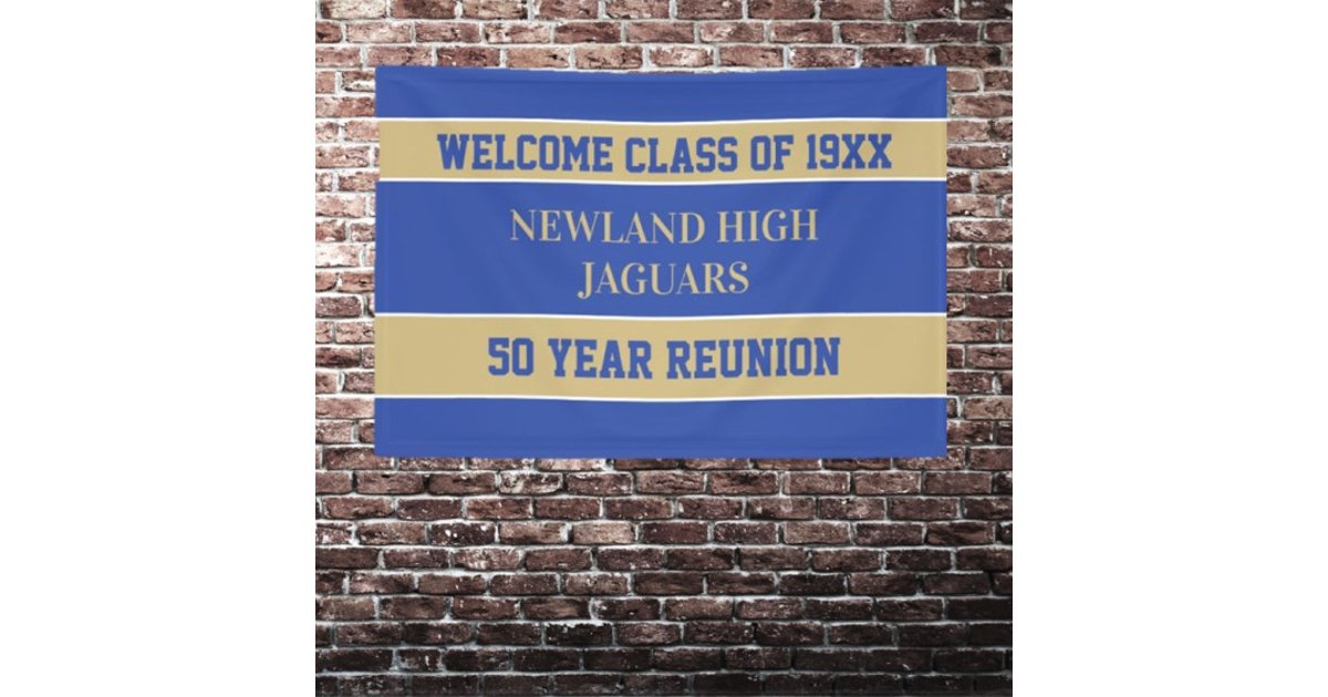 Celebrate! CUSTOM Class Reunion Banner | Zazzle
