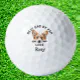 Celebrate Dad with the Perfect corgi Golf Balls | Zazzle