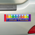 Celebrate Diversity Bumper Sticker | Zazzle