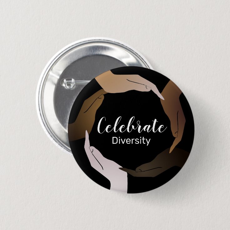 Celebrate Diversity Button | Zazzle