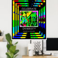 Celebrate Diversity - Inclusion NOT Exclusion Poster | Zazzle