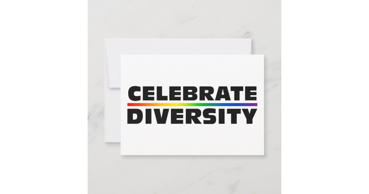 Celebrate Diversity Invitation | Zazzle