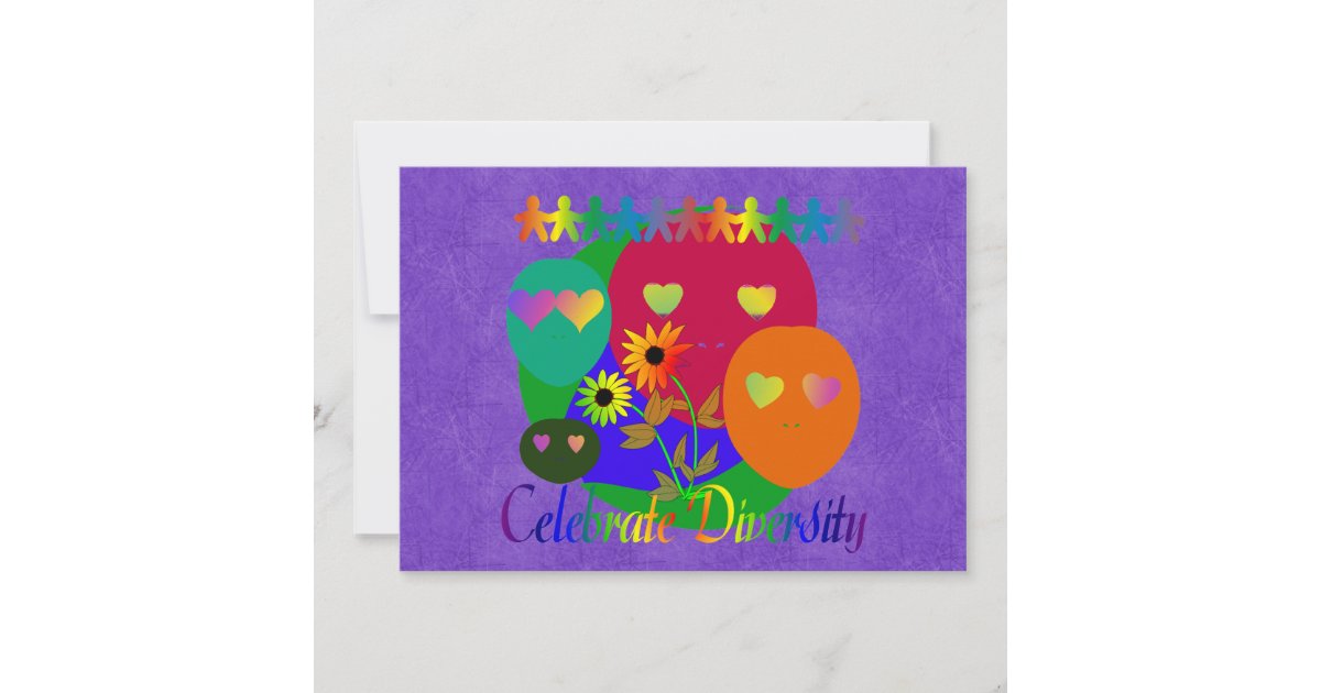 Celebrate Diversity Invitation | Zazzle
