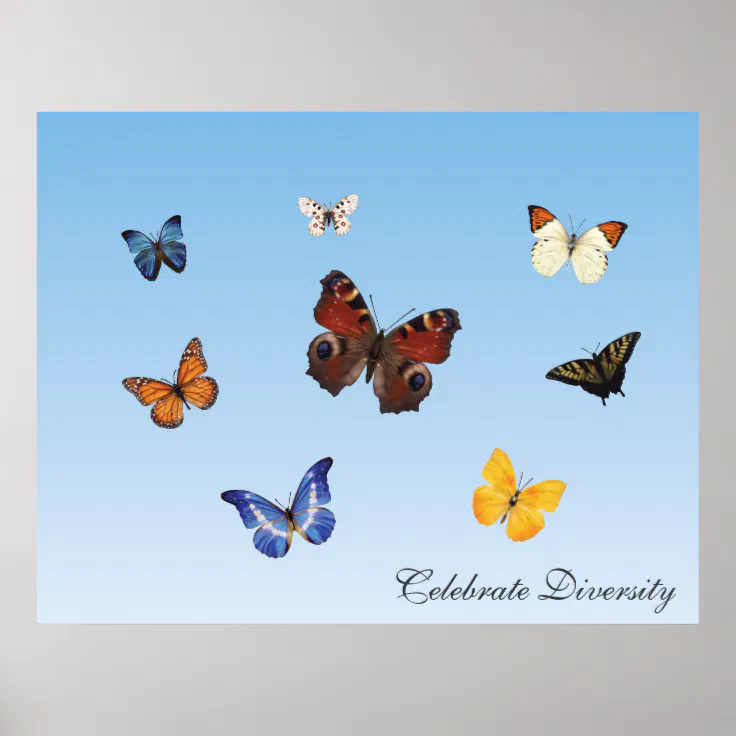 Celebrate Diversity Poster | Zazzle