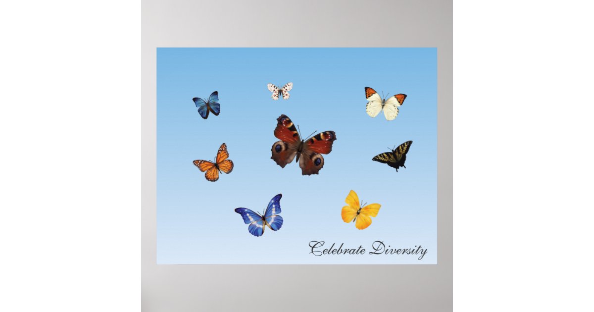 Celebrate Diversity Poster | Zazzle