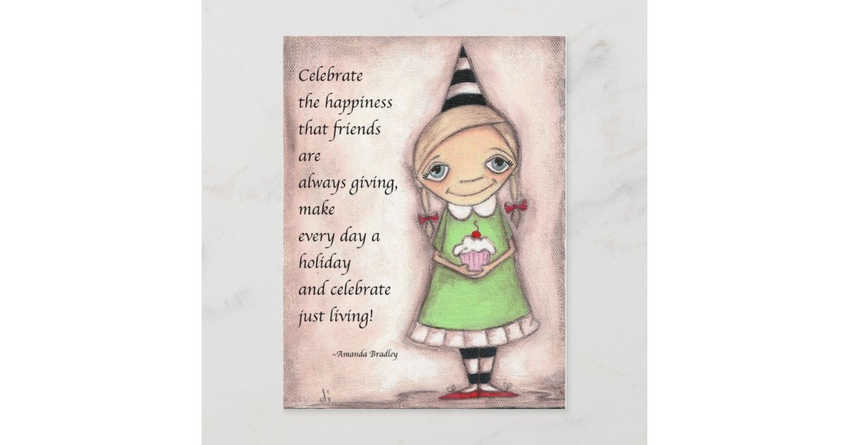 Celebrate Friends - Postcard | Zazzle