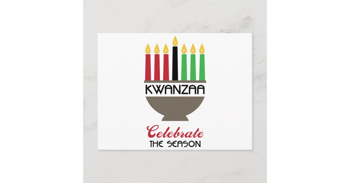 Celebrate Kwanzaa Postcard | Zazzle
