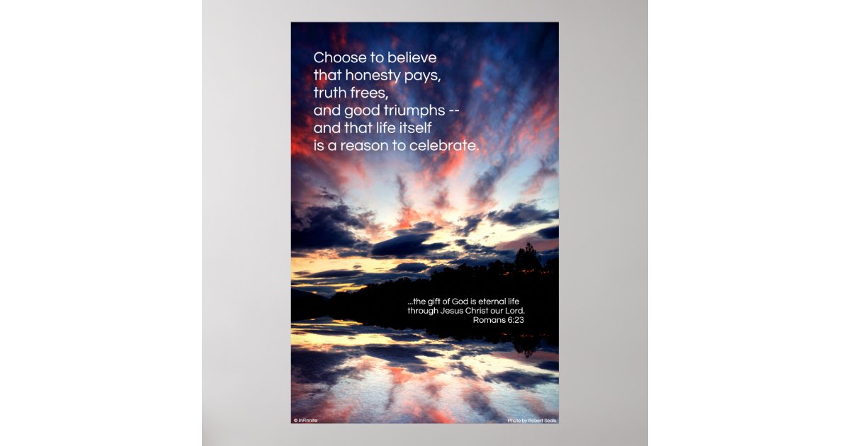 Celebrate Life...inspirational poster | Zazzle