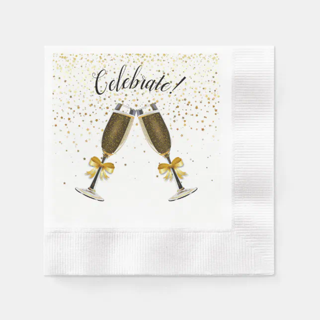 Celebrate Paper Napkins | Zazzle