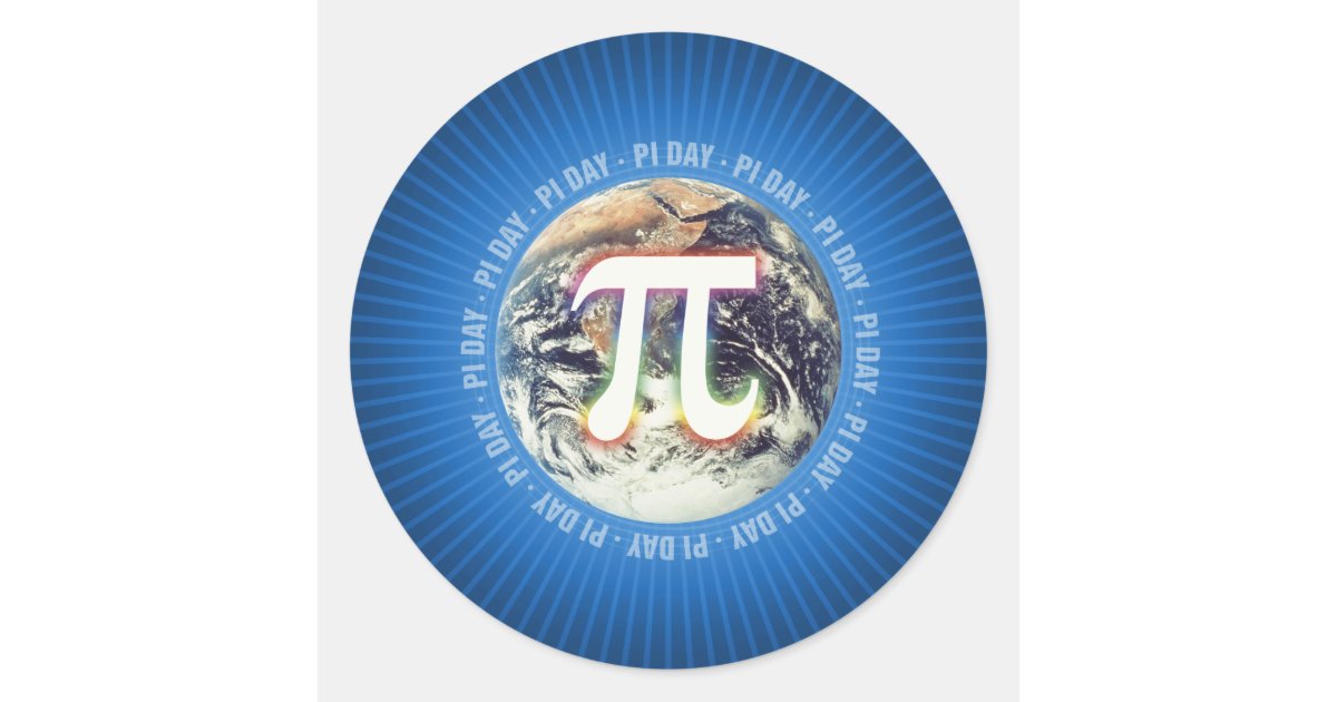 Celebrate Pi Day - math sticker | Zazzle