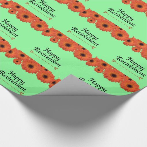 Celebrate Retirement Wrapping Paper | Zazzle