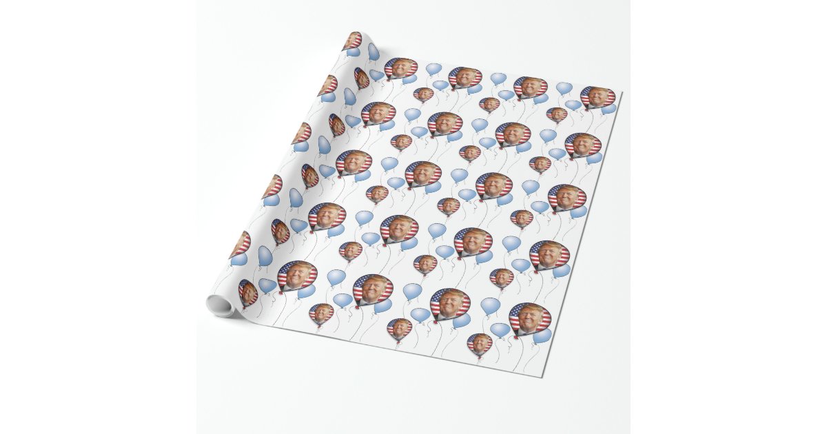 Celebrate with Trump Wrapping Paper | Zazzle