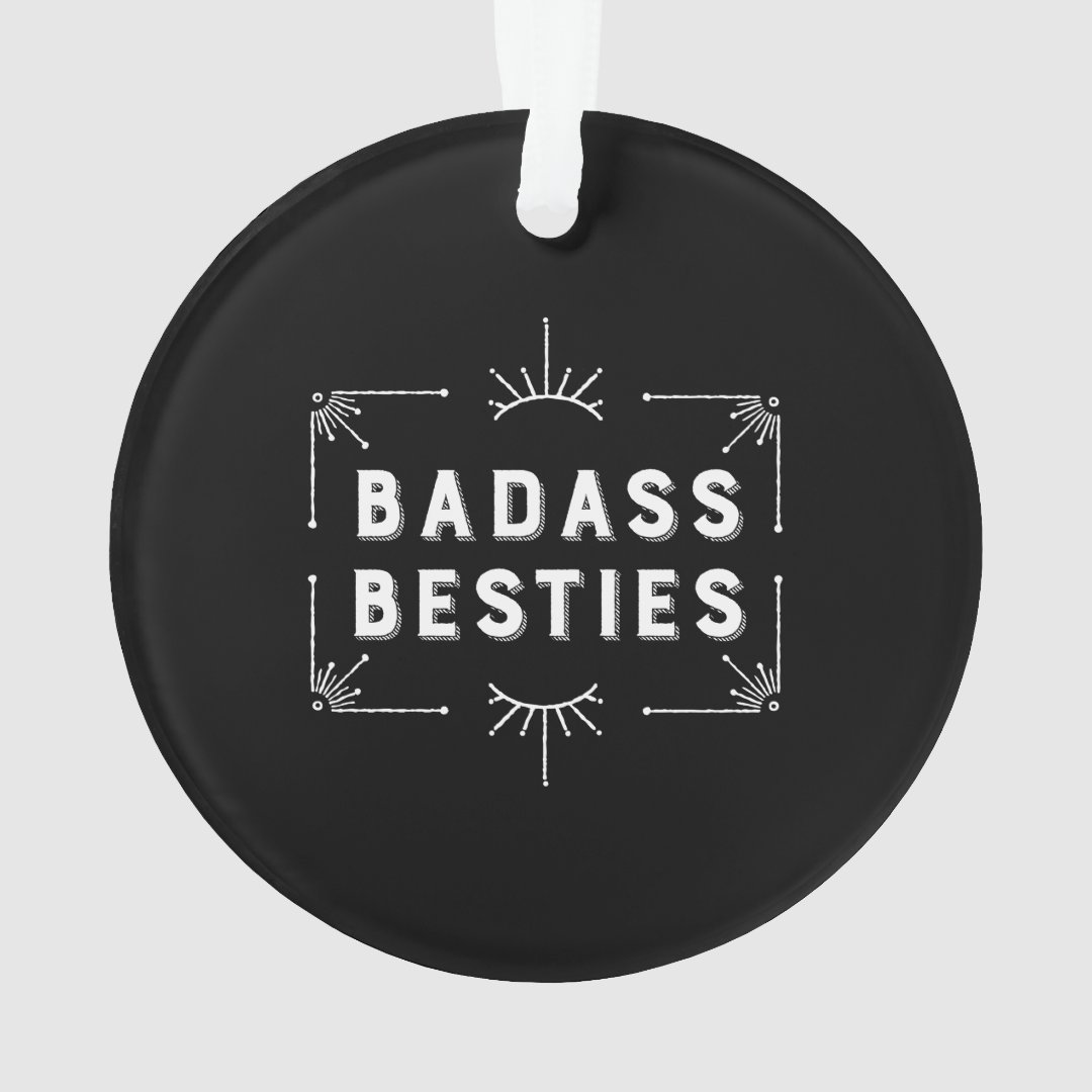 Celebrate Your Best Friends - Girl Gang Besties Ornament | Zazzle